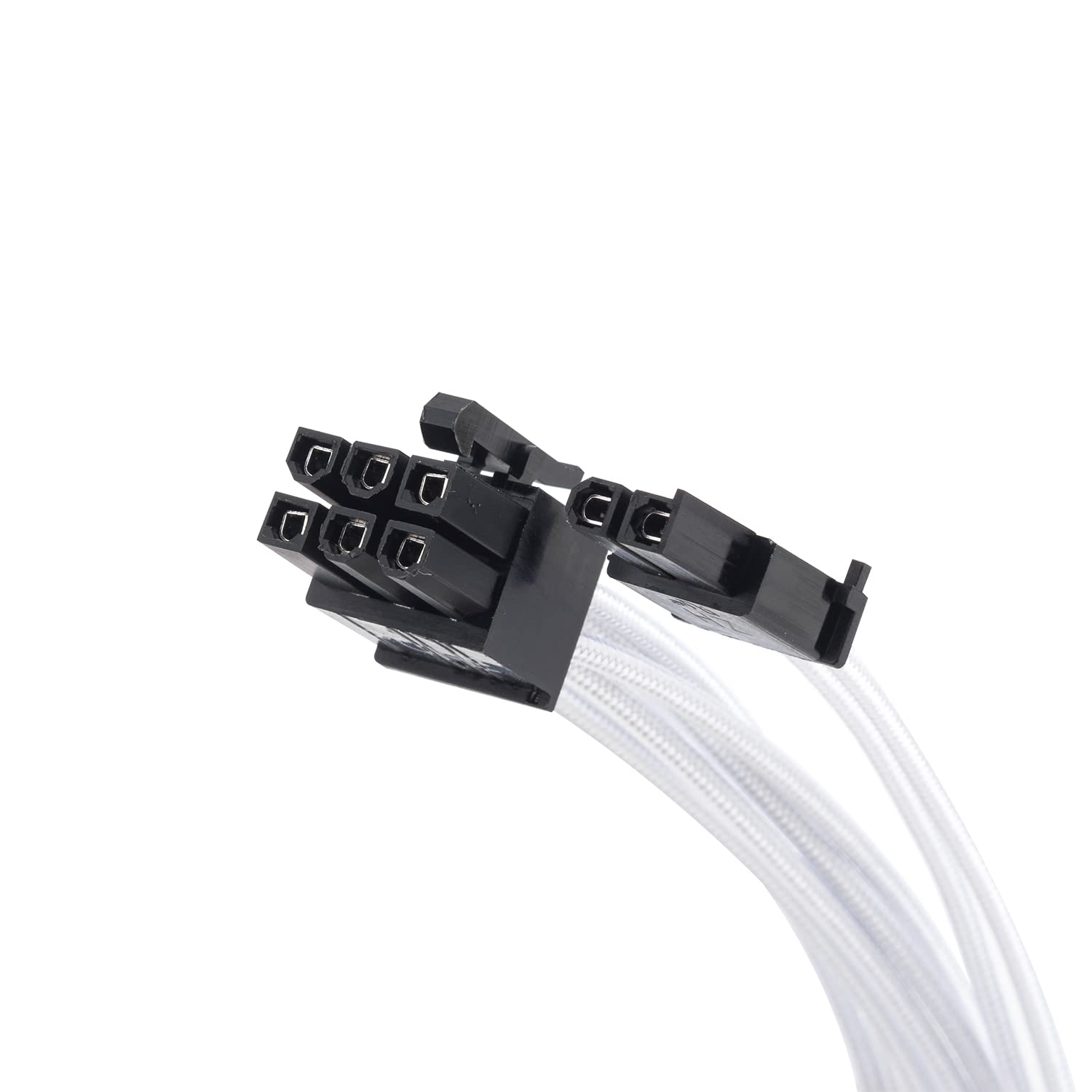 OUCAXIA PSU 8 Pin to 6+2 Pin PCIE Sleeved Cable, Male to Male GPU Cable for Seasonic Focus Prime ASUS ROG Thor Strix Modular Power Supply (65cm)