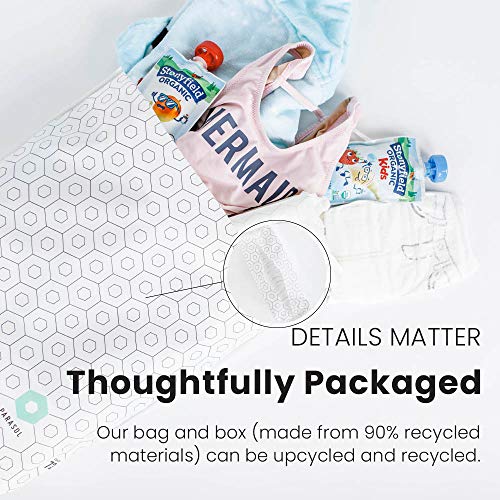 PARASOL Clear+Dry Disposable Diapers | RashShield Protection, Leakproof Design, Hypoallergenic Diaper Set | Size 4 (20-37 lbs) 108 Count