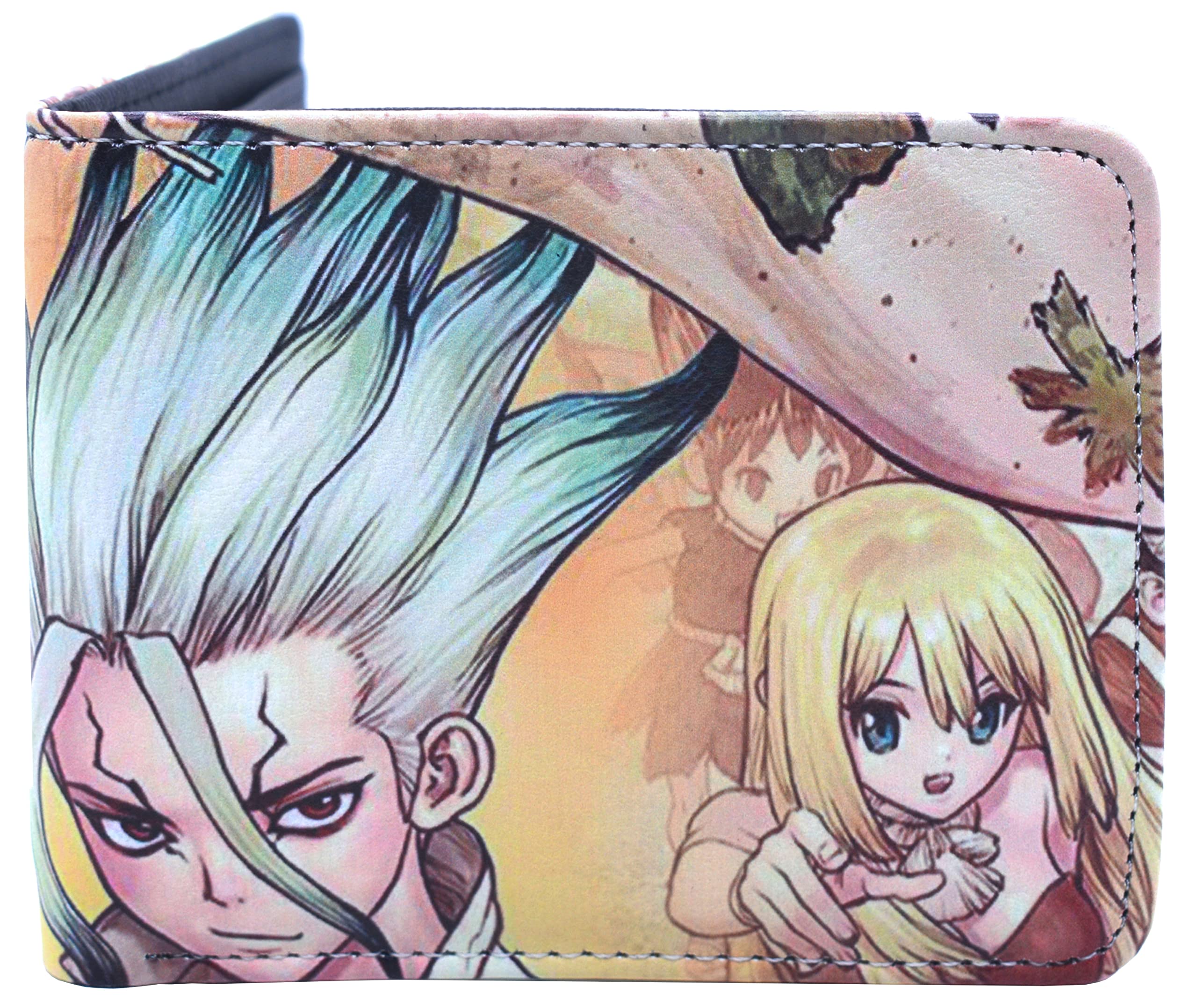 Amatensu Anime Characters Shishio Tsukasa wallet Amber wallet Asagiri Gen wallet Ishigami Senkuu wallet E