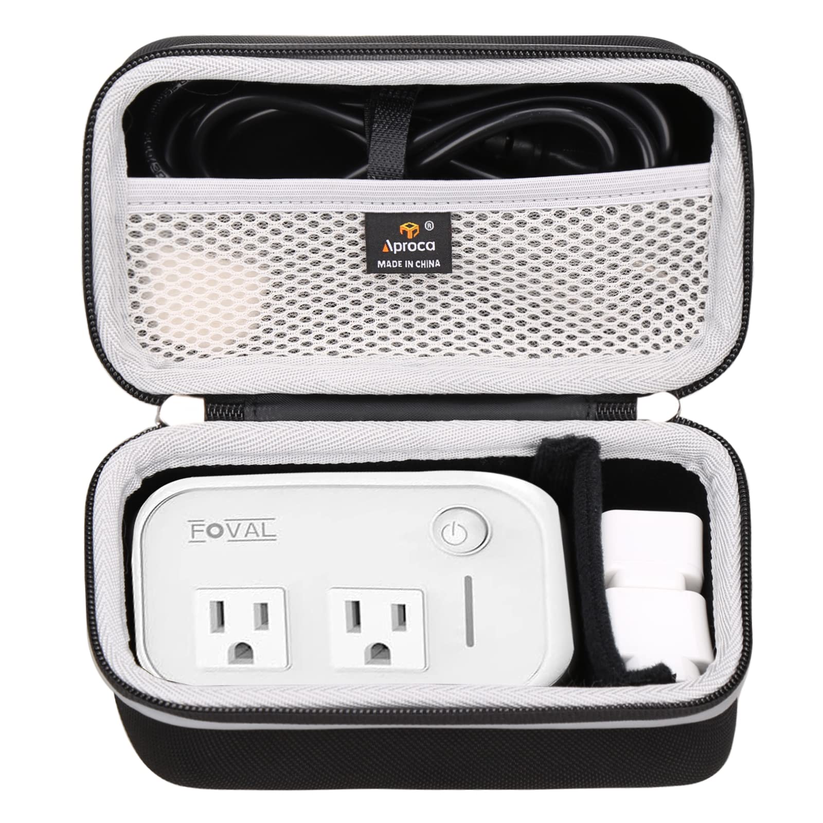 Aproca Hard Storage Travel Case, for FOVAL Power Step Down 220V to 110V / 240V to 100V Voltage Converter