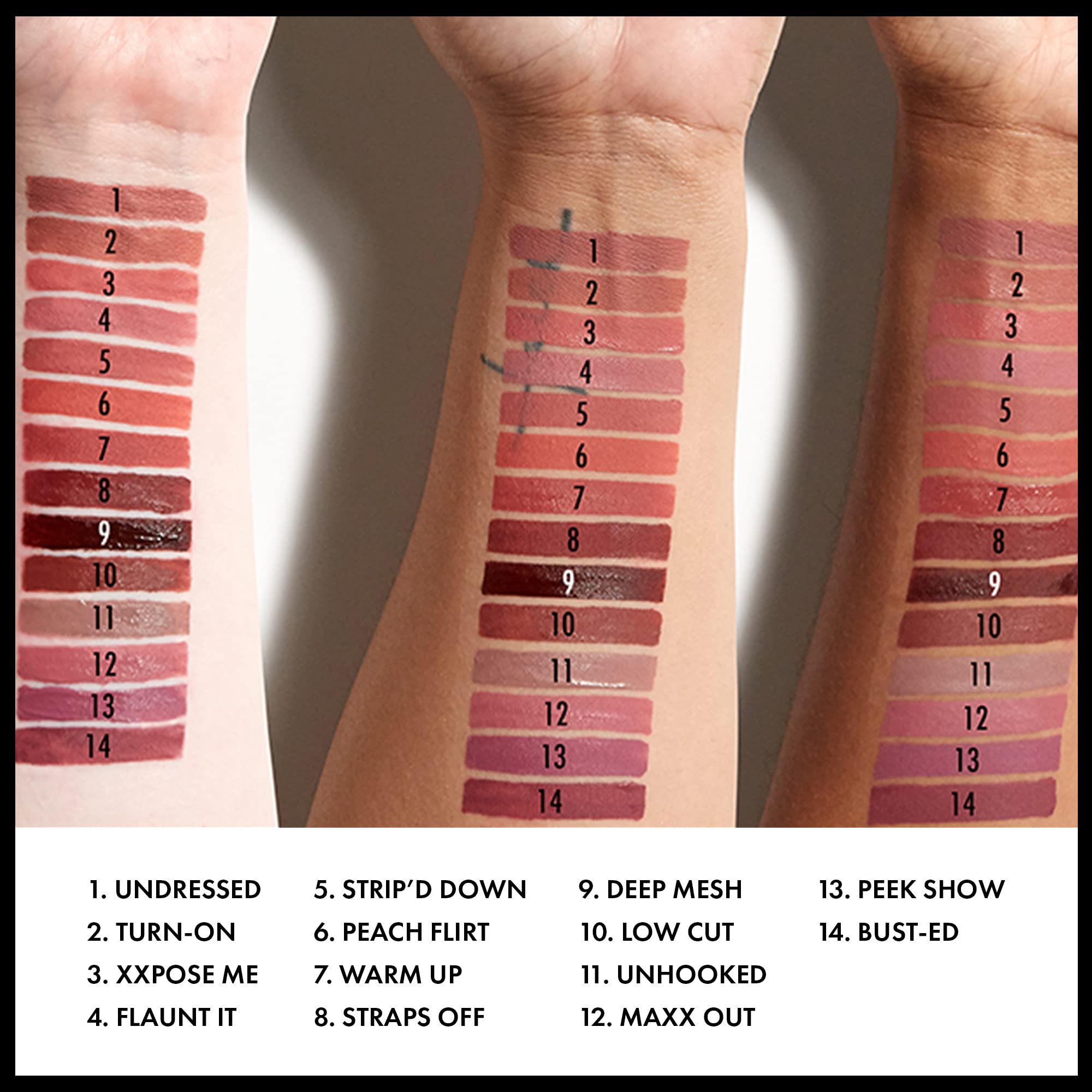 NYX PROFESSIONAL MAKEUP Lip Lingerie XXL Matte Liquid Lipstick - Turn-On (Peach Nude)