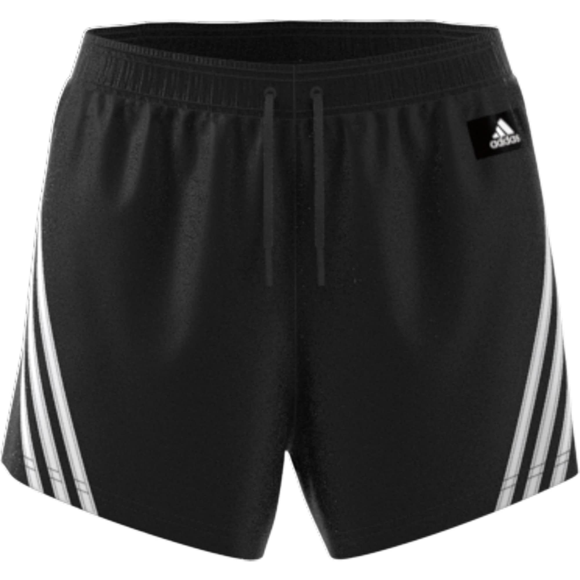 adidas Women's Sportswear Future Icons 3-Stripes Short, Black, Small
