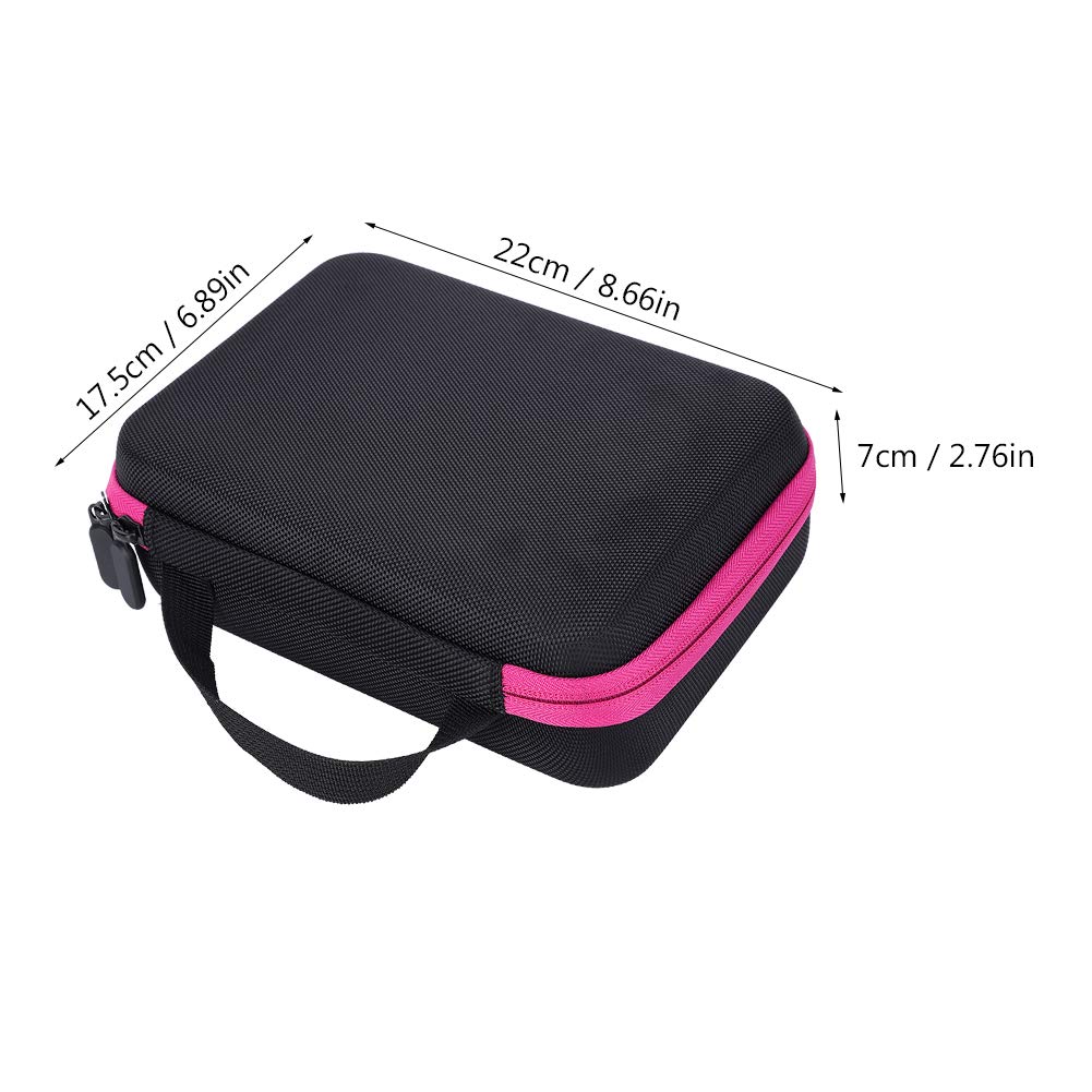 Joyzan Embroidery Diamond Storage Box, 30 Slots Compartments Clearly Double Seal Painting Storage Containers Case Organizer for DIY Art Craft Nail Diamonds Bead (Rose Red)