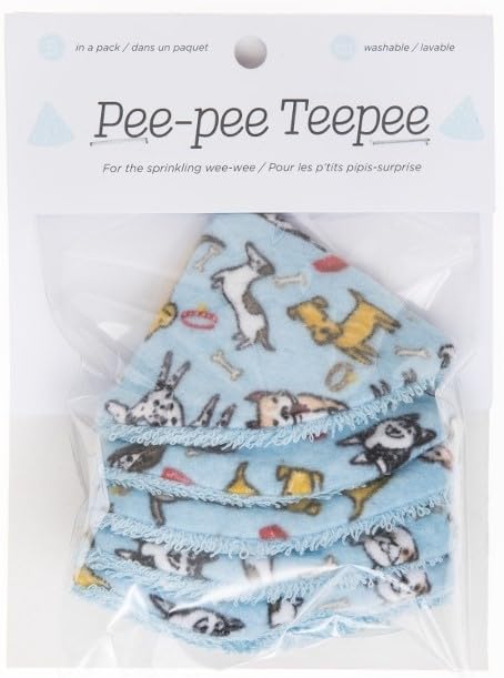 Pee Pee Teepee Dogs 5 Pieces Baby boy Pee Shield Babyboy Essentials peepeeeteepee Baby boy Diaper Cover for Boys Teepee Baby boy Pee Shield Pee Covers