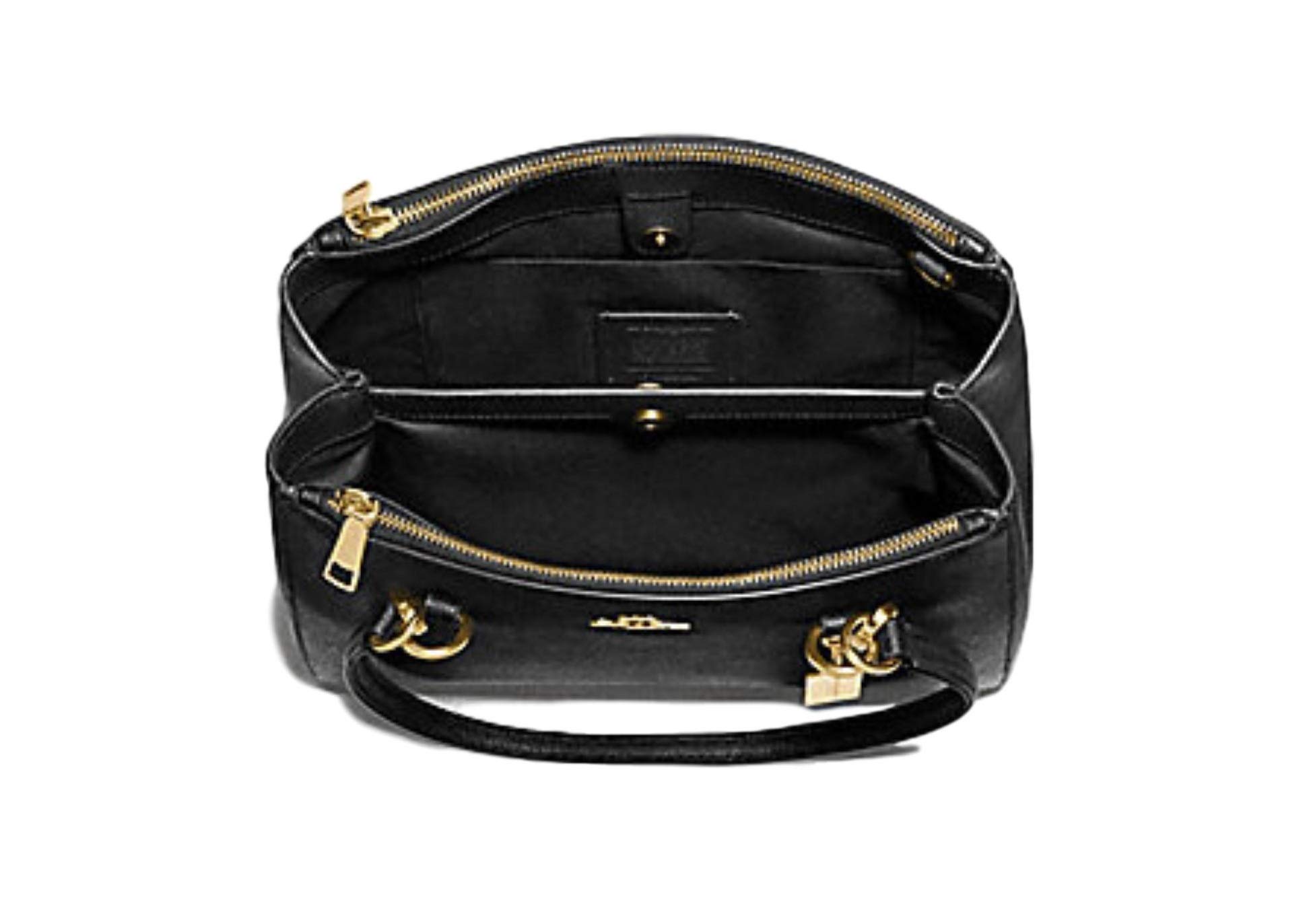 Coach Etta Carryall Crossbody Shoulder Handbag Purse F76938 (IM/BLACK), Large
