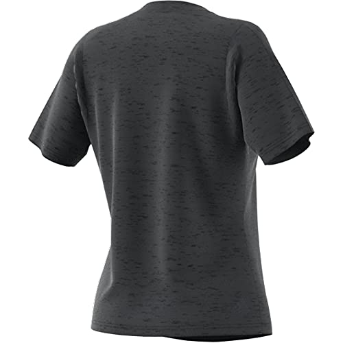 adidas Women's Sportswear Winners 2.0 Tee, Carbon Melange, Medium