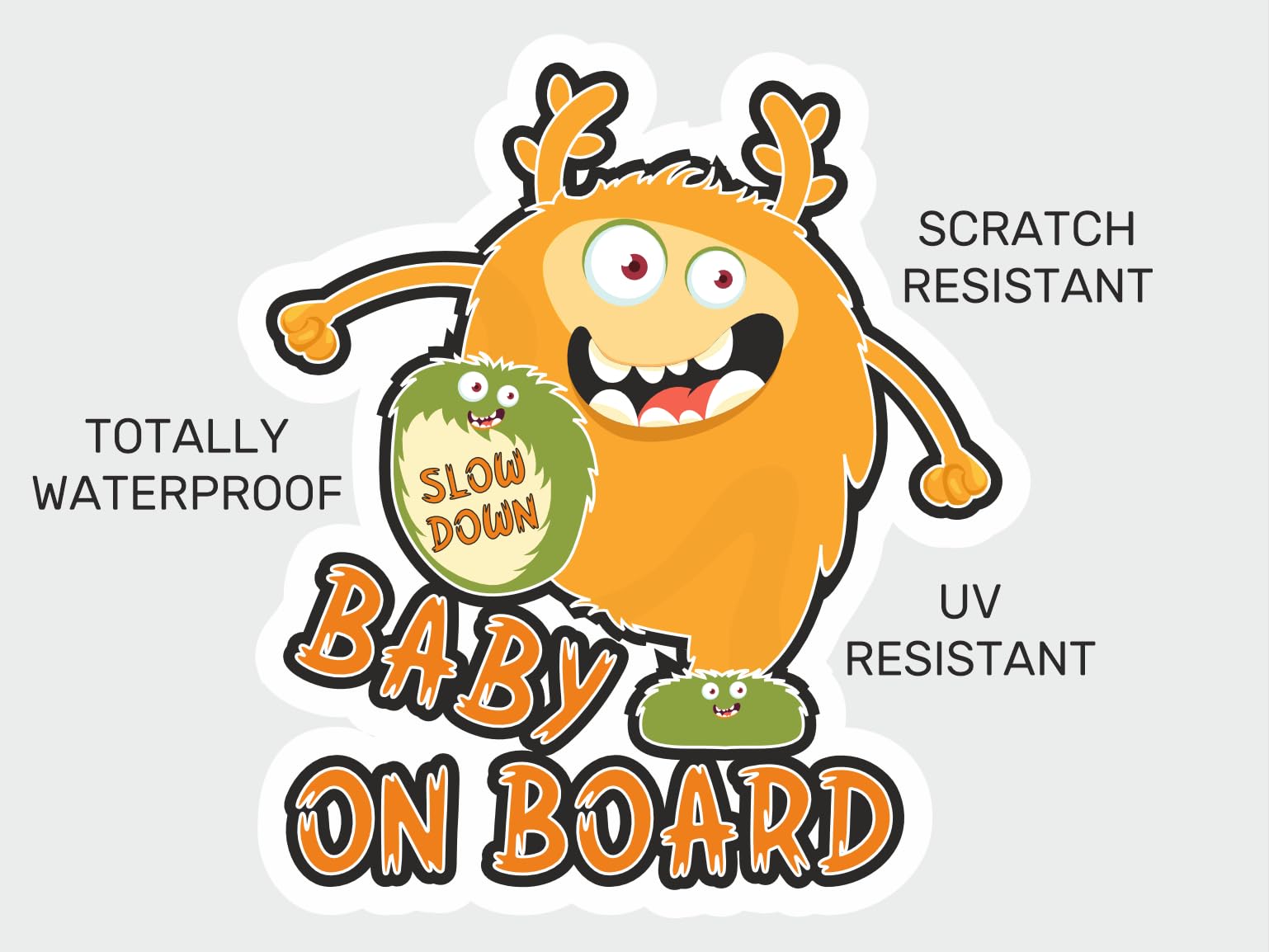 Baby on Board Sticker for Cars, Baby on Board Sign Decal