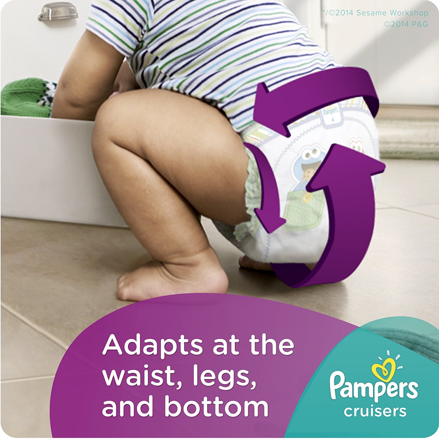 Pampers Size 3 Cruisers Diapers, 140 Count