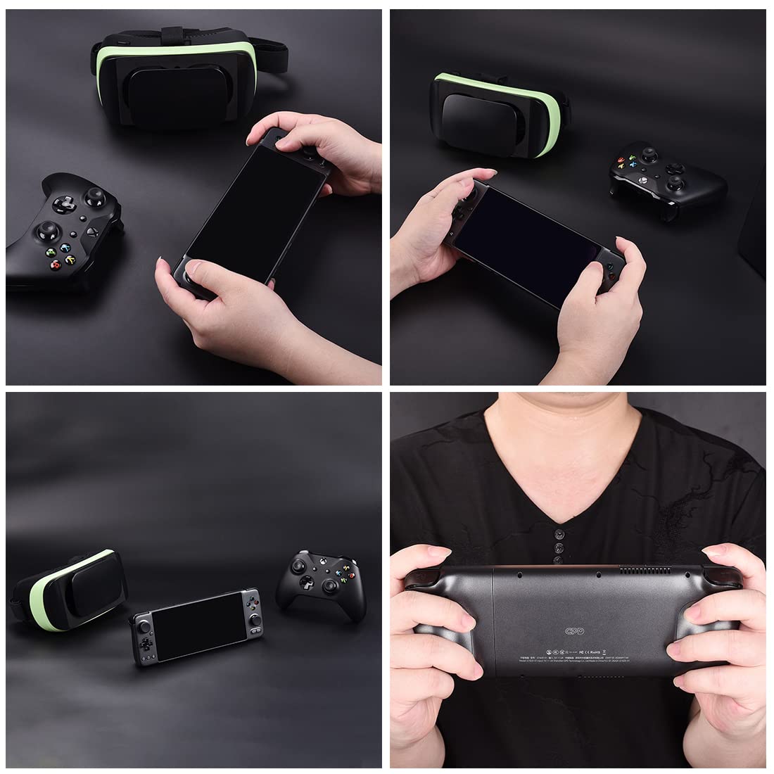 AINIX GPD XP Handheld Game Console, 6.81 Inch Touch Screen Android Game Handheld Professional Fight Games Machine with PD Quick Charging, ALPS Original Dual 3D Joystick (6GB+256GB)