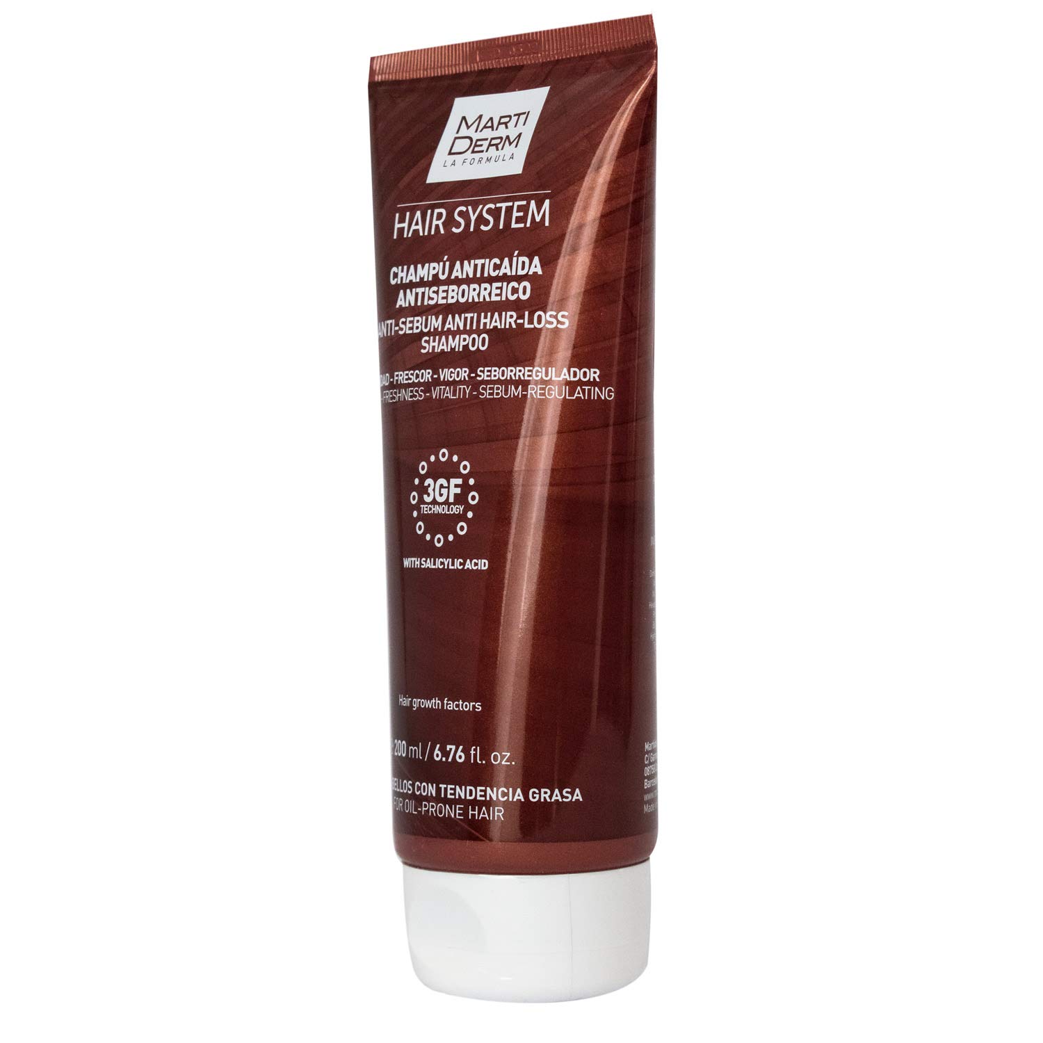 Martiderm Anti-Fall Shampoo (8437015942100) - Aromatic, Unisex Adults
