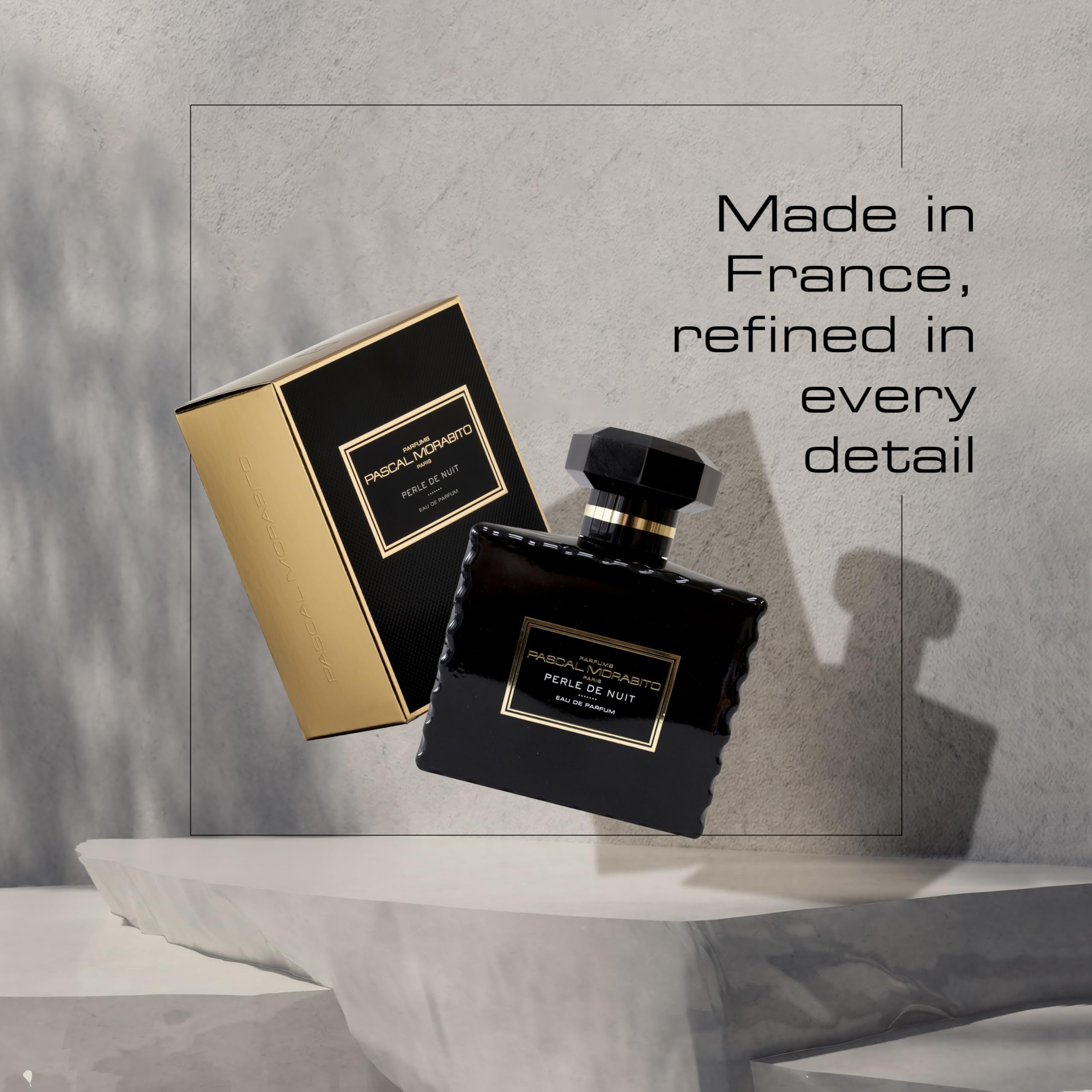 Pascal Morabito - Perle De Nuit - 3.4 Oz Eau De Parfum - Fragrance Mist For Women - Woody Vanilla Amber Scent - Perfume Spray With Rose, Geranium, Tonka, Patchouli Accords