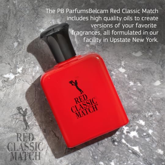 PB ParfumsBelcam Red Classic Match Eau de Toilette Spray, Our version of a Designer 2.54 Fl Oz