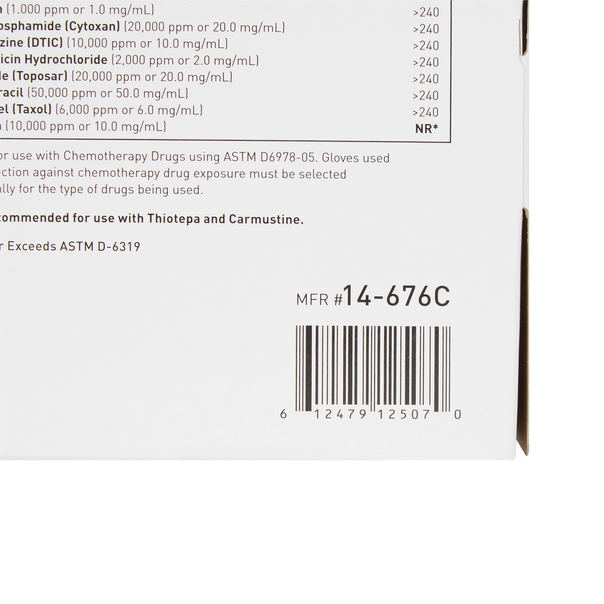 McKesson Confiderm 6.5CX Nitrile Exam Gloves - Powder-Free, Latex-Free, Ambidextrous, Texture, Chemo Tested, Light Blue, Extended Cuff, Size Medium, 100 Count, 10 Boxes, 1000 Total