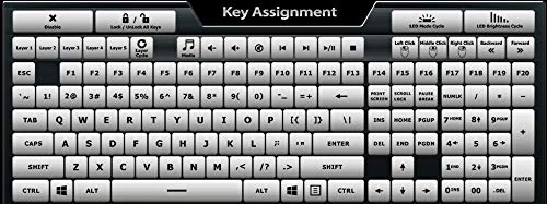Max keyboard Falcon-20 Programmable Macropad Mechanical Keyboard, Backlit Multicolor LED, Cherry MX RGB Switch (Cherry MX RGB Brown)