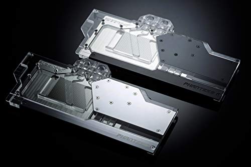 Phanteks (PH-GB2080TiAS_CR01) Glacier G2080Ti Strix GPU Full Waterblock for Asus ROG Strix RTX 2080/2080Ti - Nickel-Plated, Acrylic, Addressable RGB, Mirror Chrome