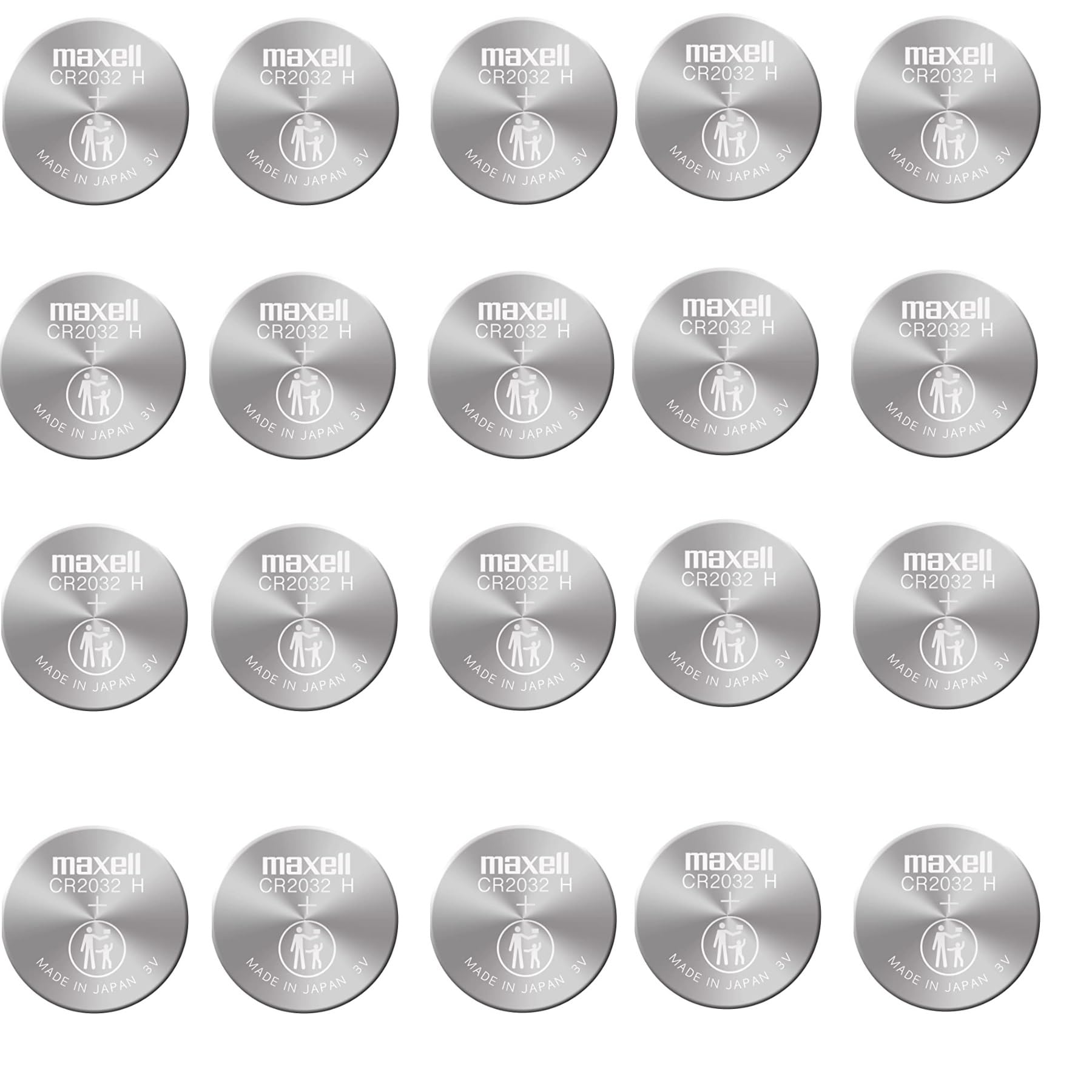 Maxell 20 Pcs CR 2032 3v Batteries
