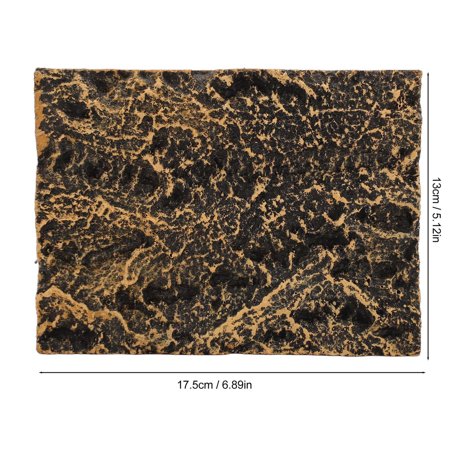AYNEFY Reptiles Reptile Decorative Supplies, Rock Terrarium Background 3D Rock Stone Background Decorations Backdrop for Fish Reptiles Amphibians Turtles Reptile (17.5 * 13cm)