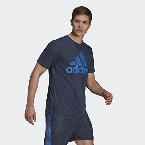 adidas Men's Seasonals Tee, Legend Ink, Large