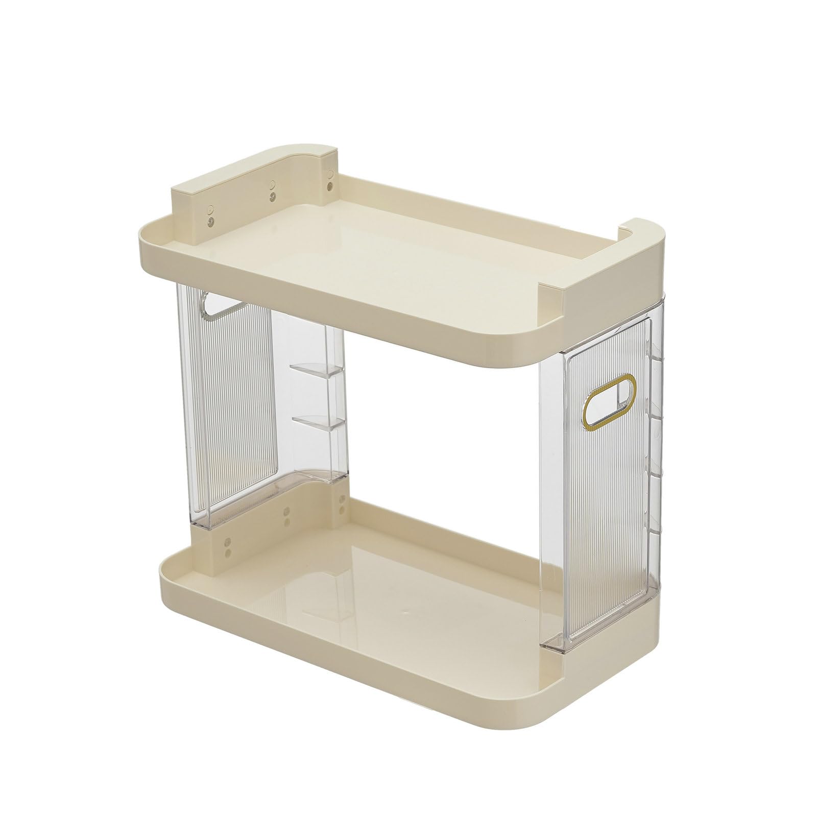 Bathroom Counter Organizer Countertop Storage 2-Tier, Kitchen Organizer Tray，Multi-Purpose Vanity Shelf Organizer，GT0528WK