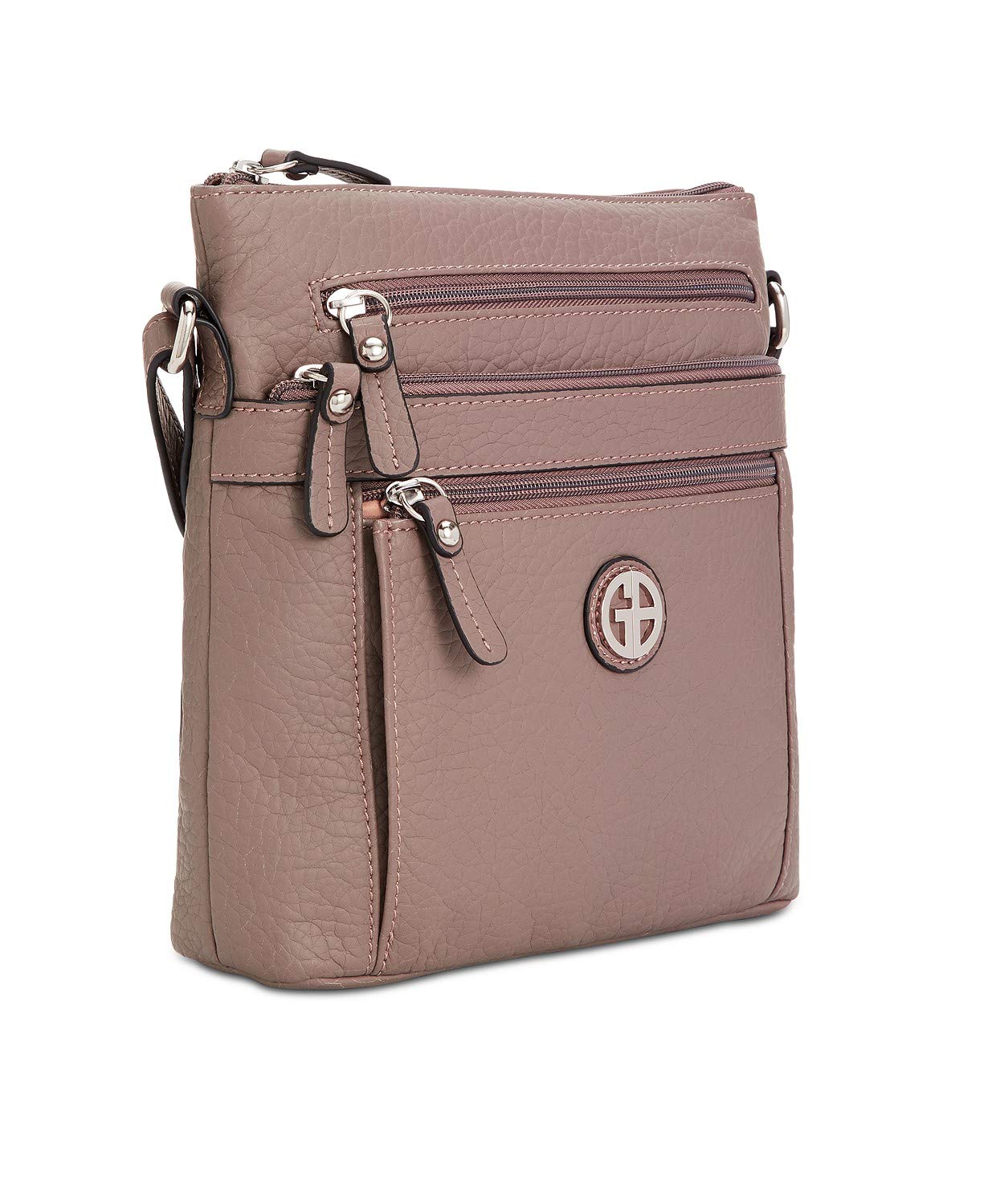 Giani Bernini Grey Pebble Crossbody Handbag