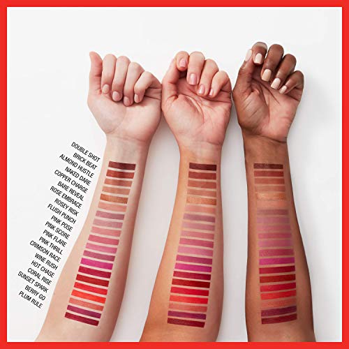 Maybelline Color Sensational Lipstick, Lip Makeup, Cream Finish, Hydrating Lipstick, Romantic Rose, Pink ,1 Count