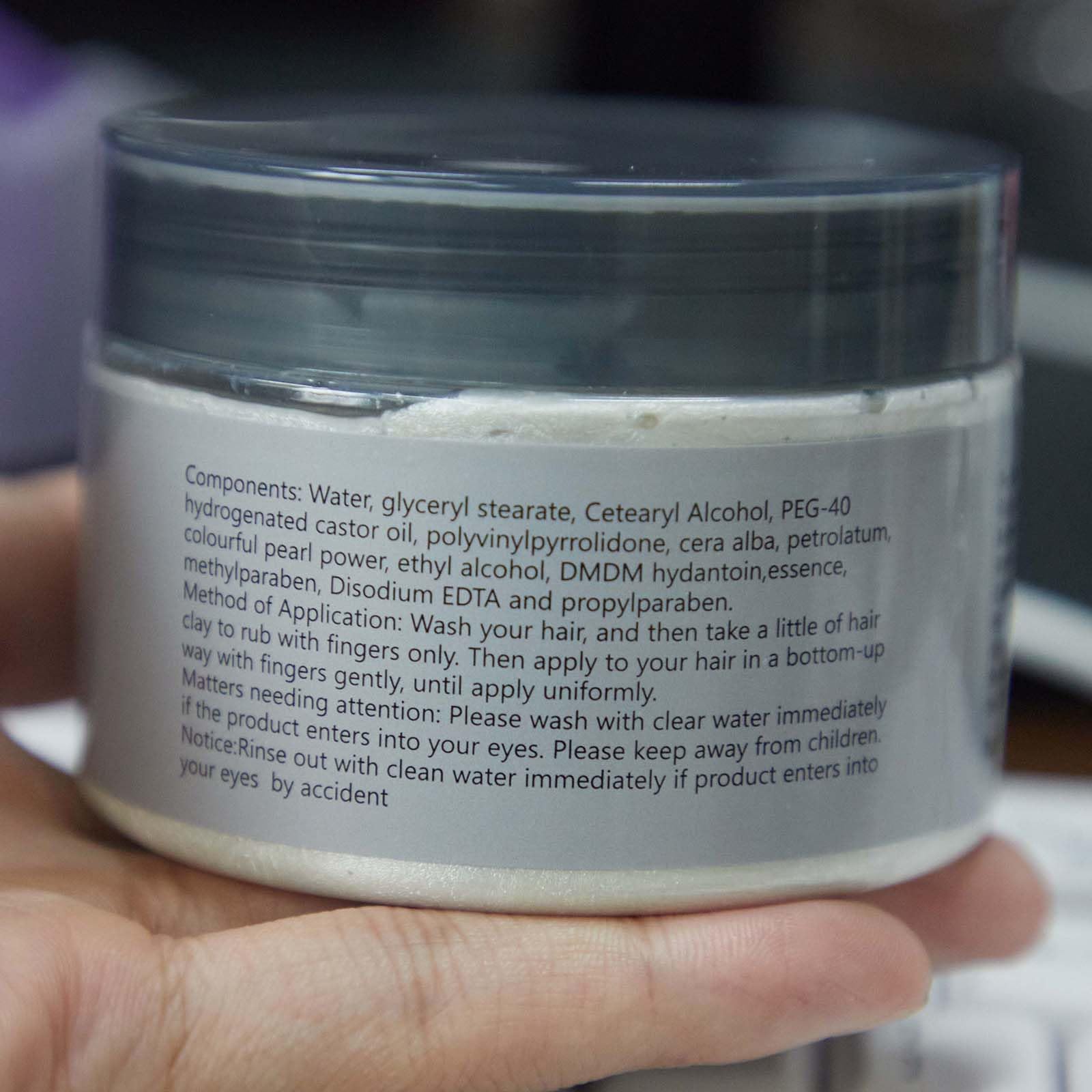 Temporary Hair Color Wax - 4.23 oz Instant Cream Pomade for Party, Cosplay, and Easy Cleaning (1, Gold)