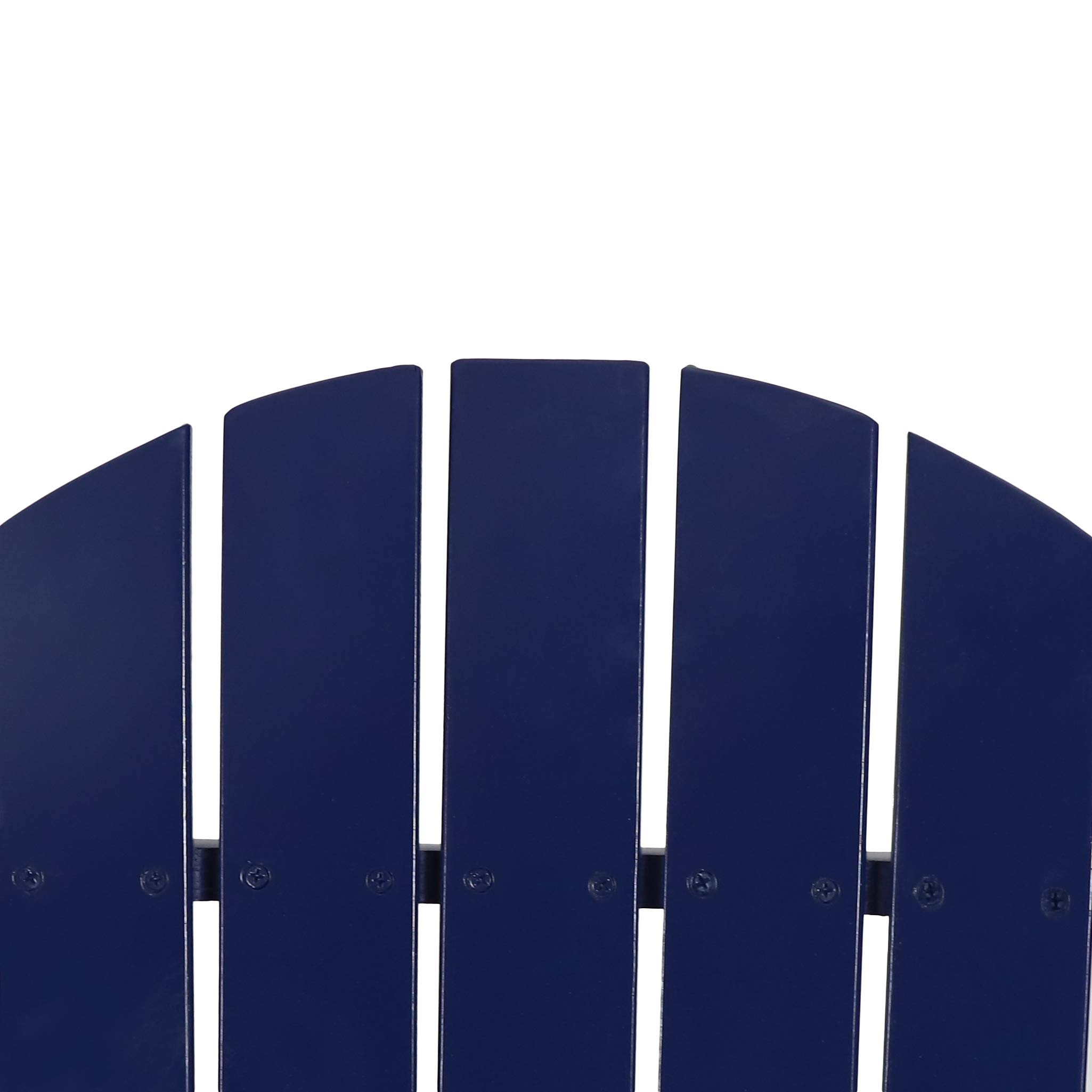 Christopher Knight Home Edmund Outdoor Acacia Wood Folding Adirondack Chair, Navy Blue