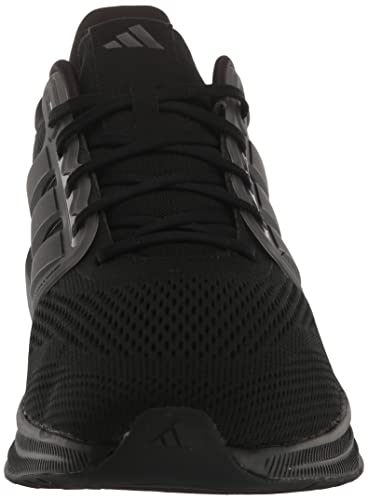 adidas Men's Ultrabounce Running Shoe, Black/Black/Carbon, 10