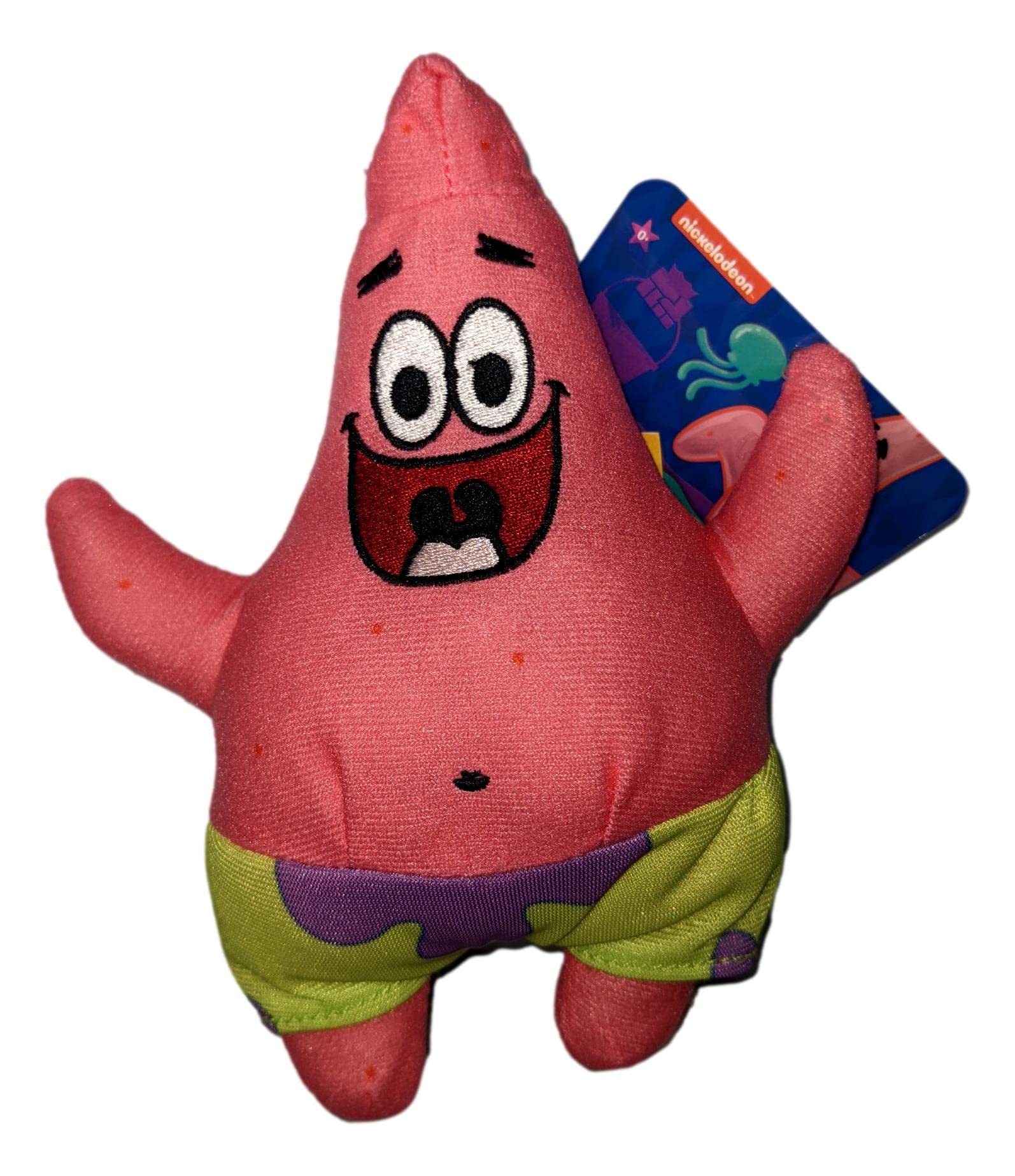 TBS Spongebob and Patrick Stuffed Figure Plush Doll Toy Set Gift Kids Boys Girls, 6.5 inches