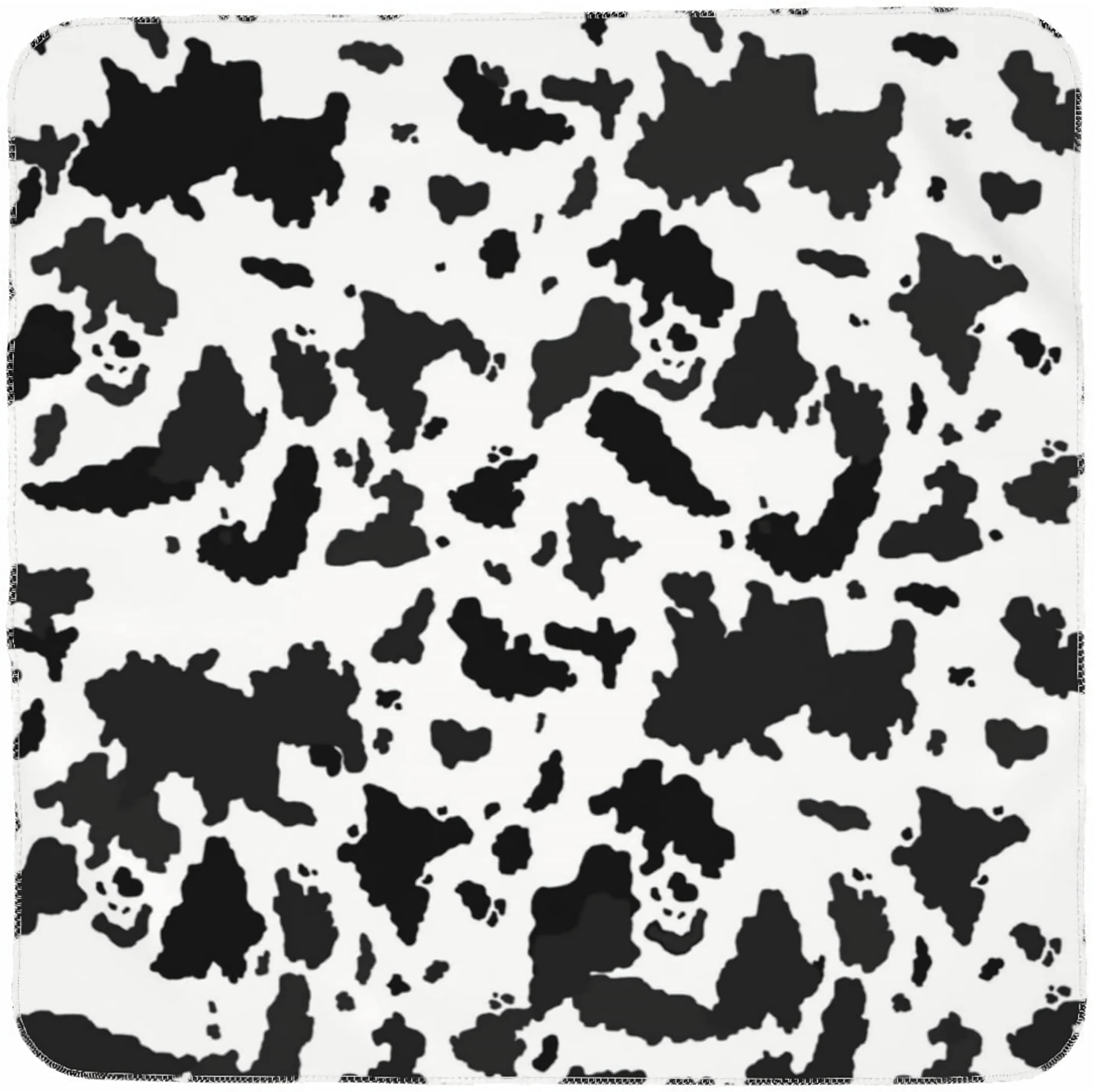 Belinyo Dalmatian Cow Baby Swaddle Blankets Nursing Cover Infant Receiving Blankets for Crib, Stroller, Travel(36x 36 Inch)