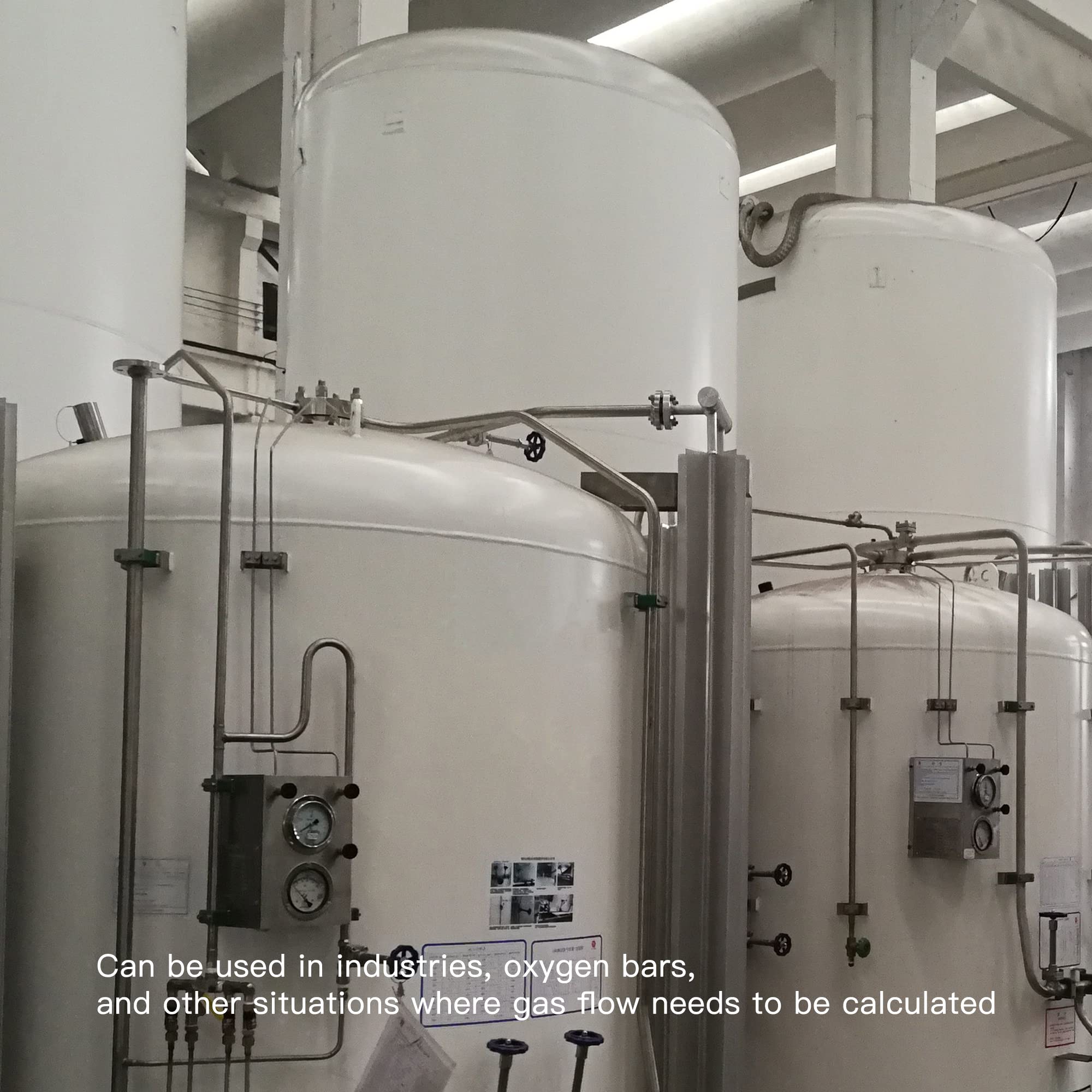 CNBTR 100-1000ml/min Oxygen Air Gas Flowmeter with Control Valve for Oxygen Adjustable Gas Flowmeter with Copper Connector for Oxygen Air Gas Conectrator
