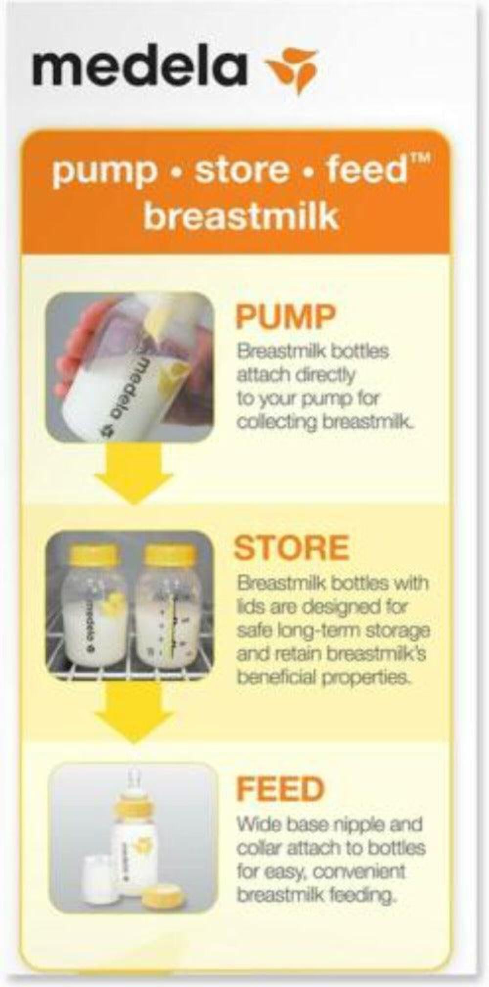 Medela 8oz Breastmilk Bottle Set - Medela 87132