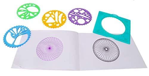 Toyland® Spiral Art Set with 4 Drawing Wheels & 6 Colour Quick Switch Pen - Creative Toys - Arts & Crafts