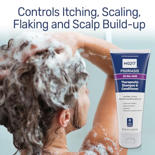 MG217 Psoriasis Scalp Solutions, Shampoo + Conditioner, 8 Ounce (5603)