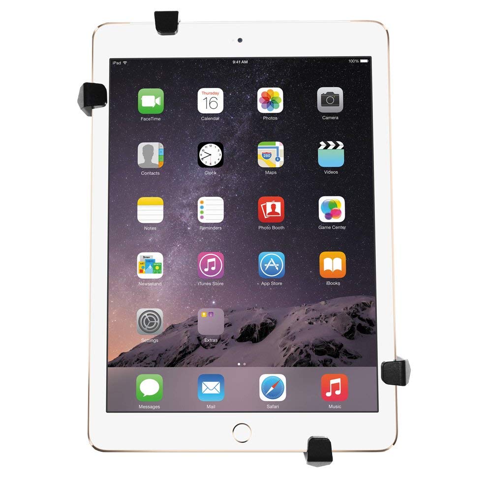 MYGOFLIGHT Universal Cradle for MGF Sport Mounts – Any 7”-11” Tablet PC or Device - iPad Mini Air Pro Android for Airplane Helicopter Car RV Truck Big Rig Home or Boat