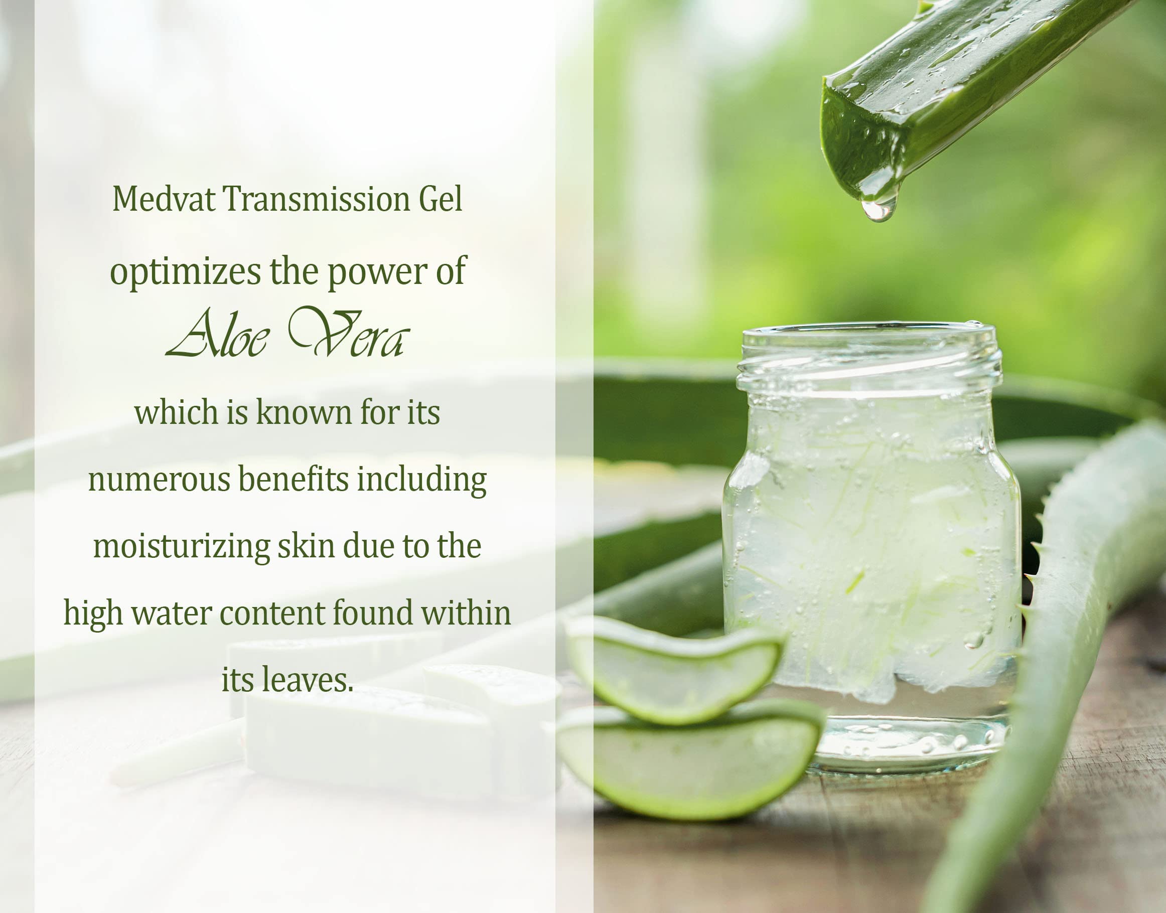 Medvat Conductive Transmission Gel with Aloe Vera – Lavender Scented - Non-Irritating - Massage, Muscle Stimulation, Microcurrent - 5 Liter with 8.5oz. Refillable Bottle