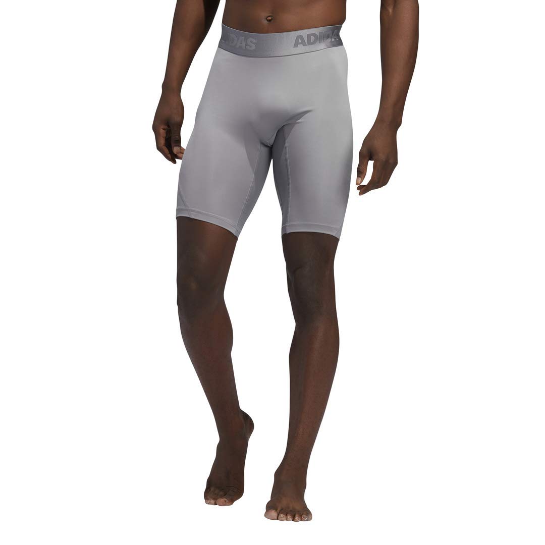 adidas mens Alphaskin Sport Shorts Tights Grey Small