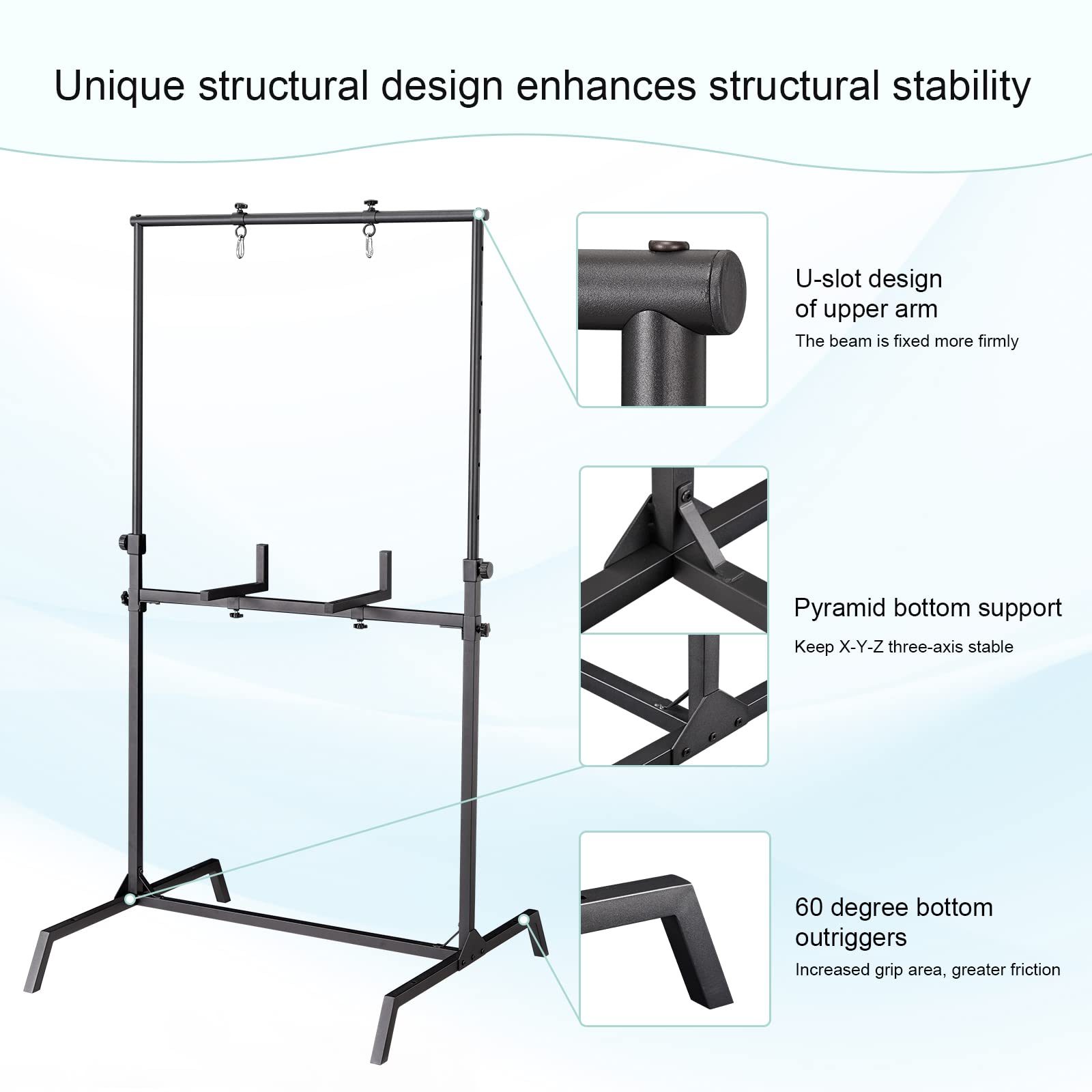 Aimdorarchery Archery Target Stand for Heavy Duty Archery Target Block Multi-Function Archery Target Stand Can Hold 150Lbs Target 31”x 62” Adjustable stable Outdoor Archery Target Stand