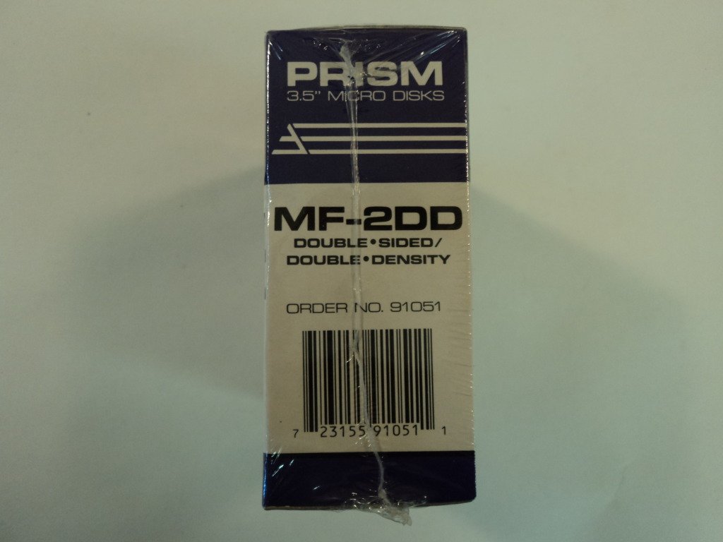 Prism MF-2DD 3.5 Inch Micro Disks 10 Count Double Sided Double Density 91051
