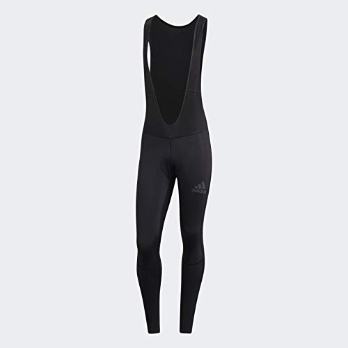 adidas mens Climawarm Padded Winter Bib Tights black Medium