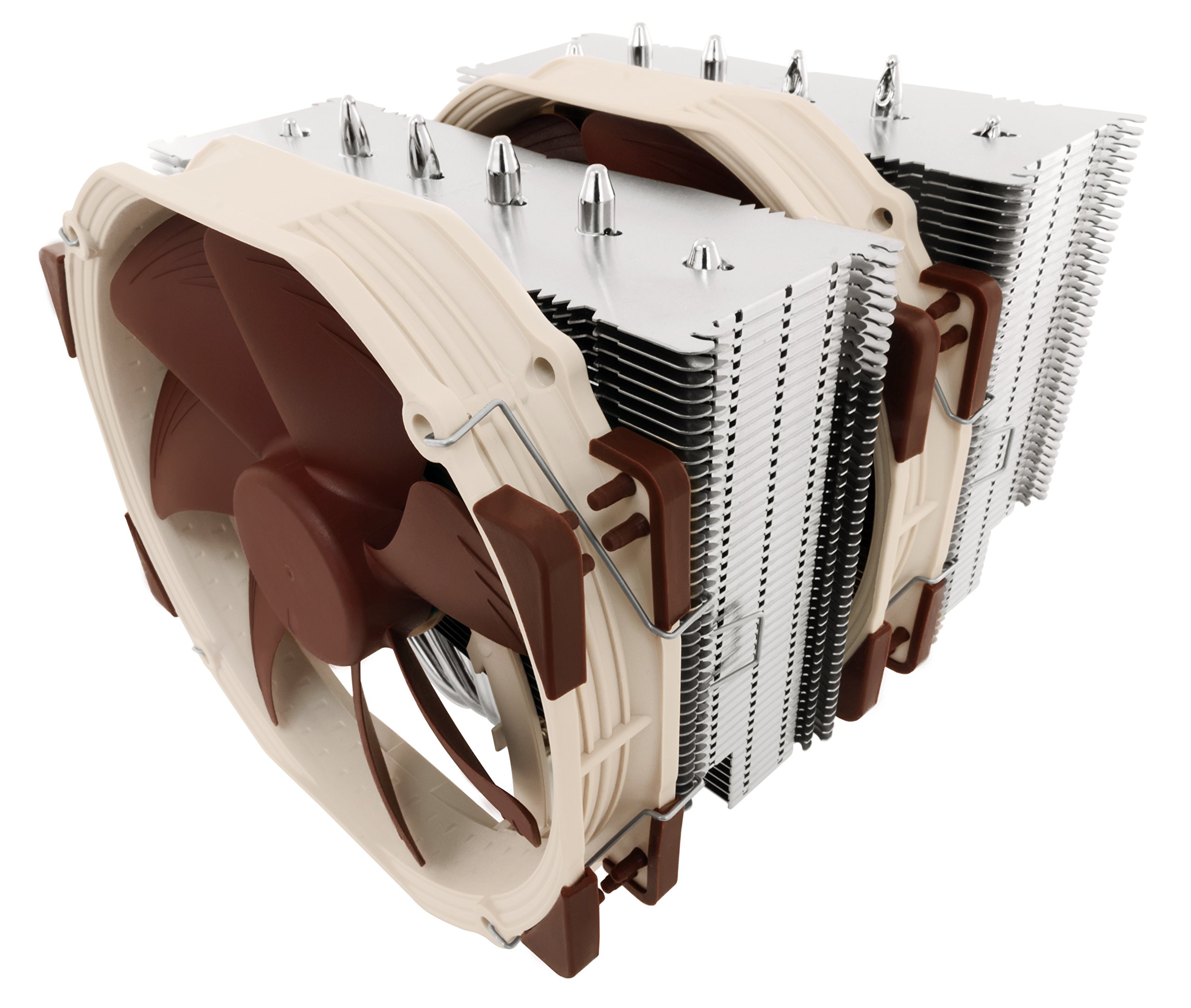 Noctua NH-D15, Premium CPU Cooler with 2x NF-A15 PWM 140mm Fans For Desktop (Brown)
