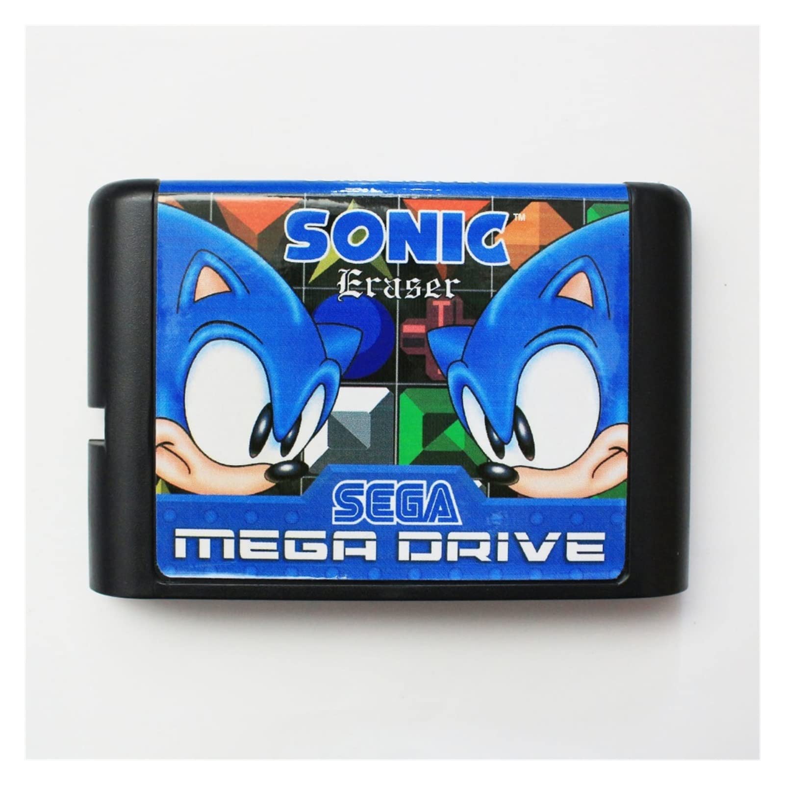 GaoHR Sonic Eraser 16 Bit SEGA MD Game Card Fit for Sega Mega Drive for Genesis