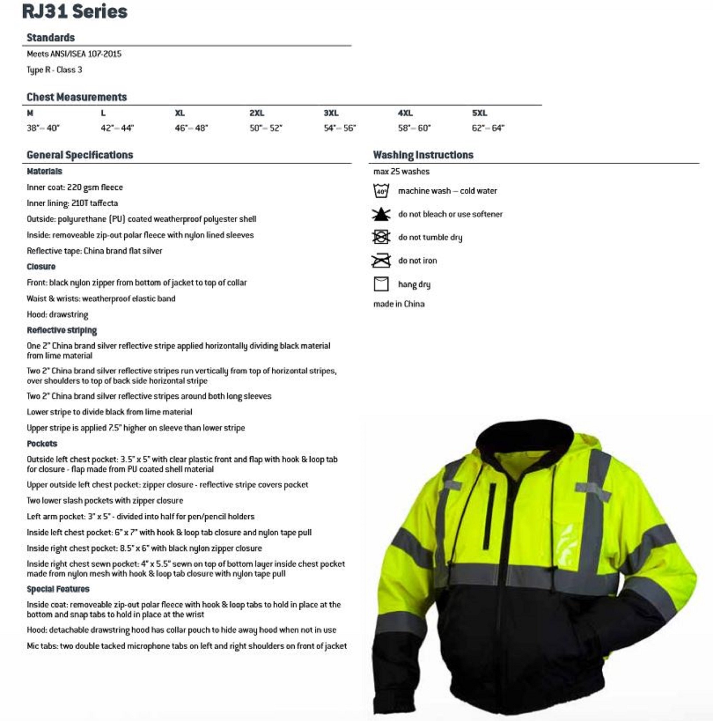 Pyramex Standard, Hi Vis Lime, Large