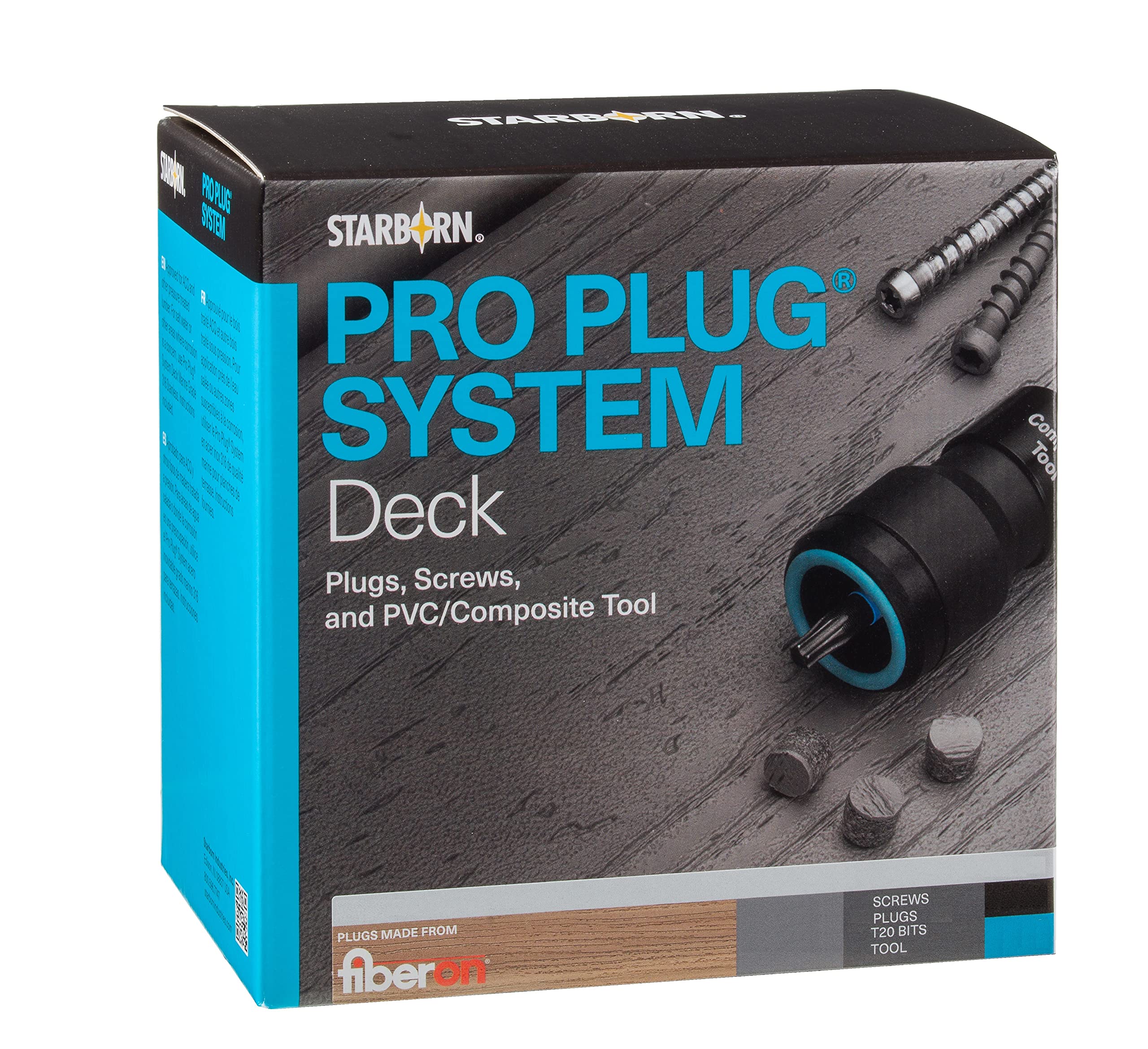 Pro Plug System for Fiberon Ipe Decking - 100 Square Feet - Epoxy #10 x 2-3/4" Screws