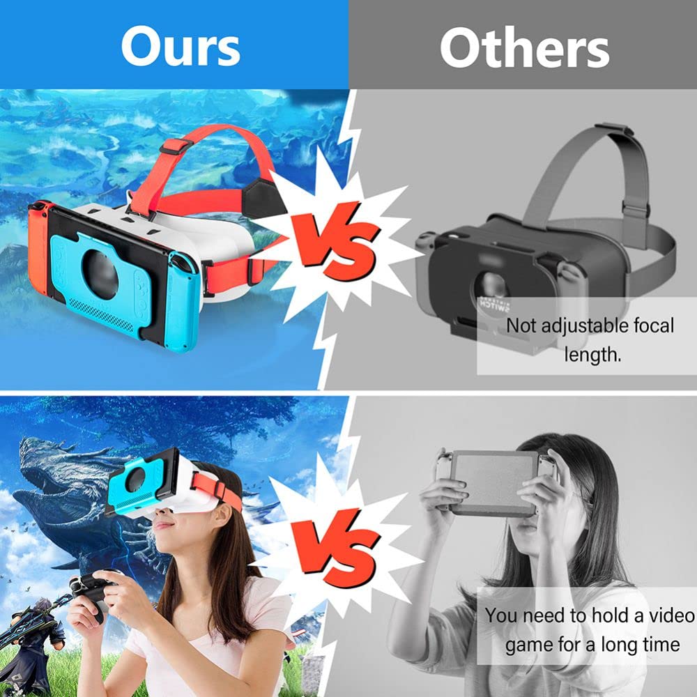 Ferbao VR Glasses/VR Headset for Nintendo Switch OLED/for Nintendo Switch