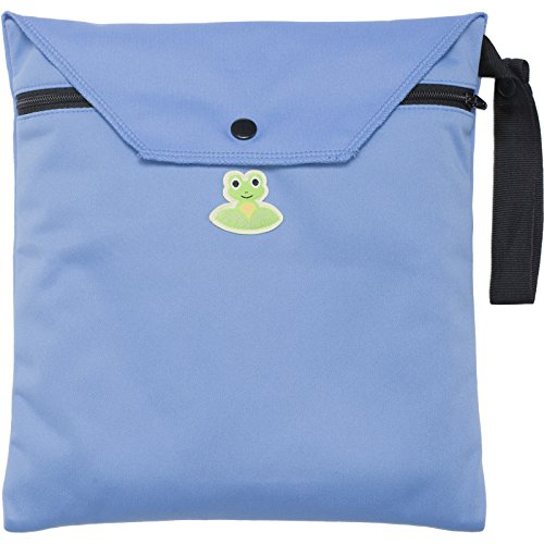 Quick-Trip Mini Wet-Dry Bag Solution 9.8" x 9" (Dusty Blue)