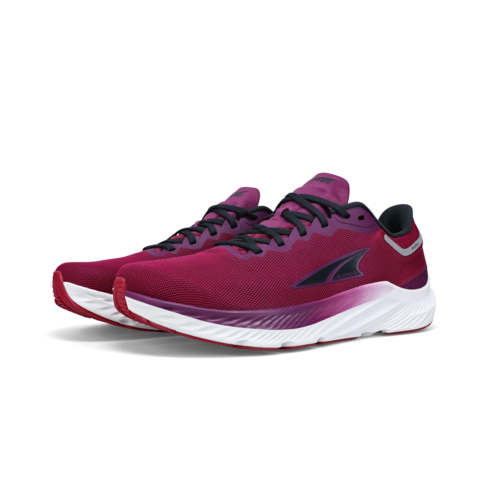 ALTRA Women's AL0A7R7N Rivera 3 Road Running Shoe, Black/Purple - 9 M US