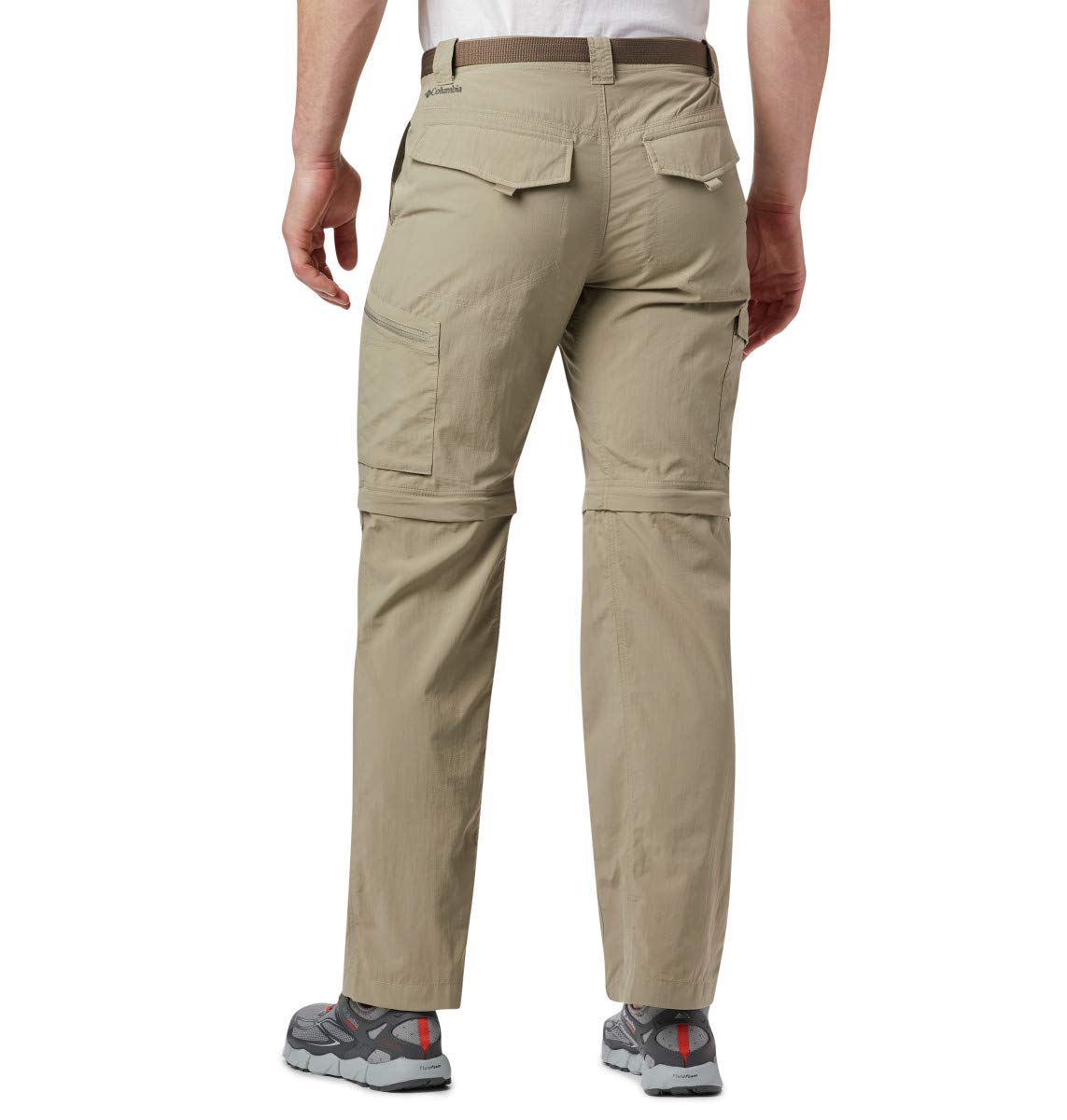 Columbia Mens Ridge Silver Ridge Convertible Pant, Tusk, 34W x 30L US