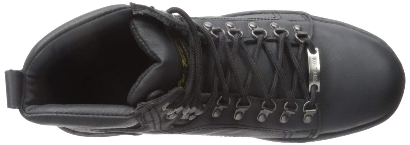 Ad Tec Men's 6" Ankle Laceup Leather Certified Work & Hiker Boot | Steel Toe, Padded Collar, Cushioned Insole & Oil Resistant Outsole