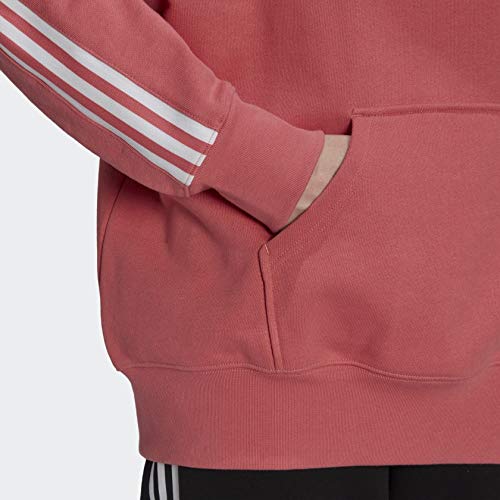 adidas 3-D Trefoil Oversized Hoodie Hazy Rose XS